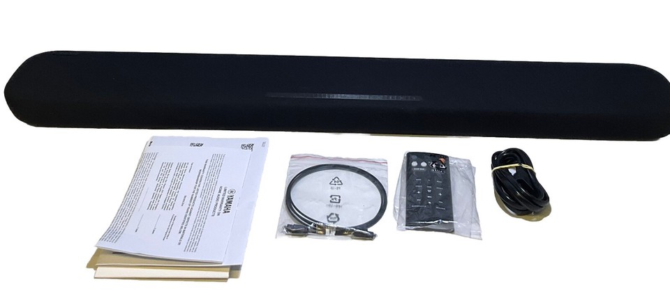 Yamaha ATS-1090 35" Wide Sound Bar with Dual Built-in Subwoofers Open ...