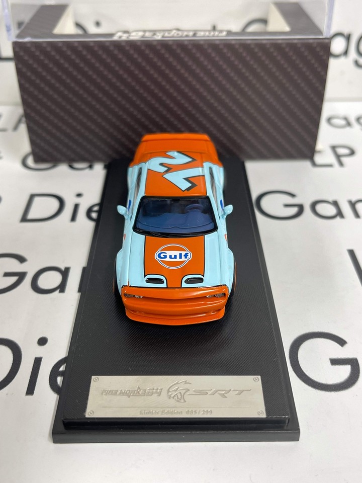 FINE WORKS 64 2020 Dodge Challenger SRT Gulf #72 1:64 Diecast | eBay