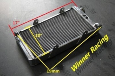 Aluminum alloy radiator For200-250 CC Go Kart go-kart karting gearbox ...