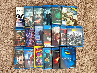 19 Bluray DVD Movie LOT Collection Bundle (Major Titles - All Genres ...