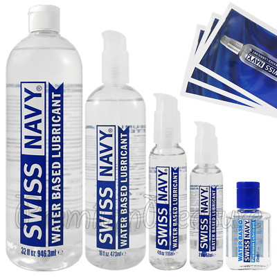 Swiss Navy Water Based lubricant Premium sex lube Personal glide Made ...
