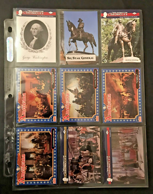 George Washington President hero Collector cards 9 different, in ...