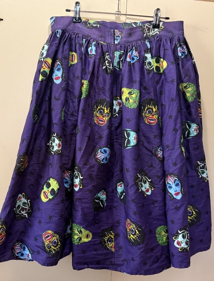 Ben Cooper X Vixen by Micheline Pitt Monster Masks Skirt - Pockets ...