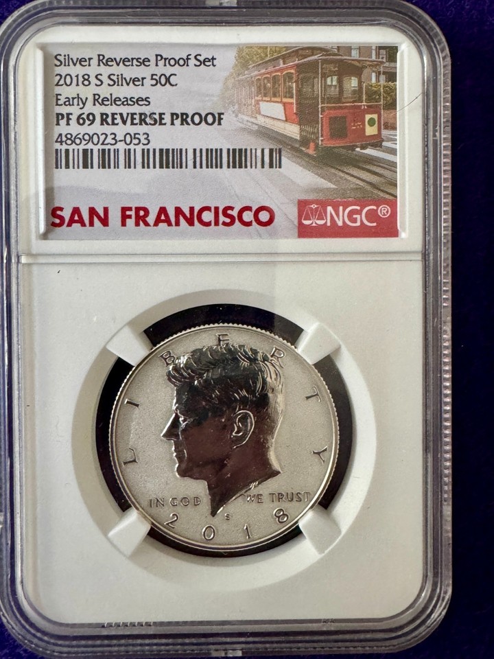 2018-S Silver Reverse Proof 10 Coin Set NGC PF69 Early Release | eBay