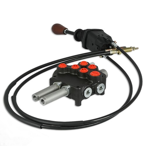P80 Remote Control Valve Kit: 2 Spool Valve 21GPM + Joystick + Cables ...