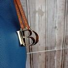 Dooney & Bourke Dillen Pebble Leather Drawstring Crossbody Blue ...
