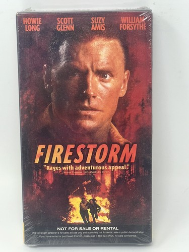 VHS Firestorm featuring Howie Long, Scott Glenn factory, sealed ...