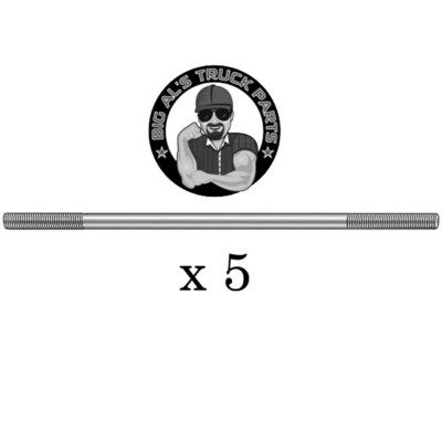 Qty 5 R3410 316 Stainless Steel 3/4"-10 x 10" Threaded Rod | eBay