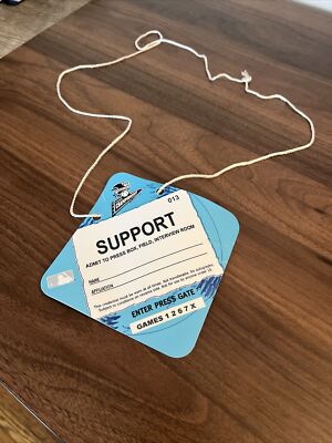 1999 MLB ALCS Game Day Support /Media Pass New York Yankees Boston Red ...