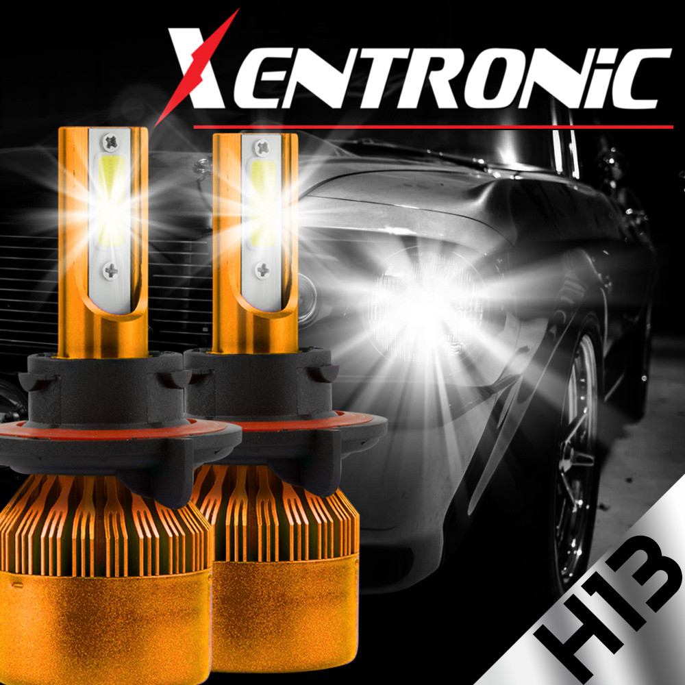XENTRONIC LED HID Headlight Conversion kit H13 9008 6000K for 2010-2012 ...