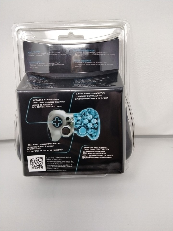 Logicool PC USB Wireless Gamepad Controller F710 F710r F/S w/Tracking ...