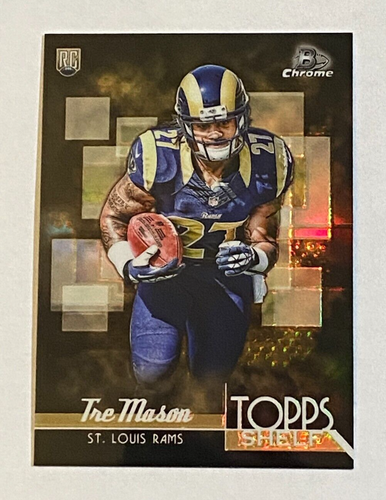 2014 Bowman Chrome Topps Shelf Rookies #TSR-TM Tre Mason St. Louis Rams ...