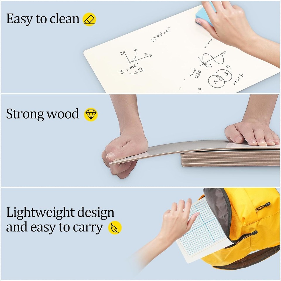 Small Dry Erase Graph Board White Grid Whiteboard XY Grids, 10 Pack | eBay