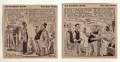 Our Boarding House w/ Major Hoople - 24 daily comic panels from May ...