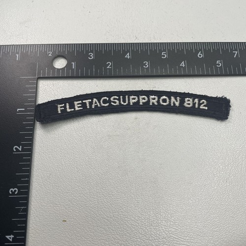 Fleet Tactical Support Squadron FLETACSUPPRON 812 Navy Tab Patch ...