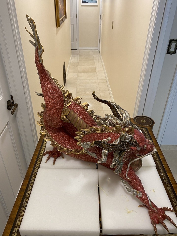 Lladro Great Red Dragon 2010 Limited Edition one-of-a-kind on the ...