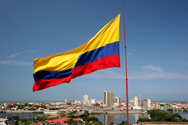 Bandera Colombia Comoras