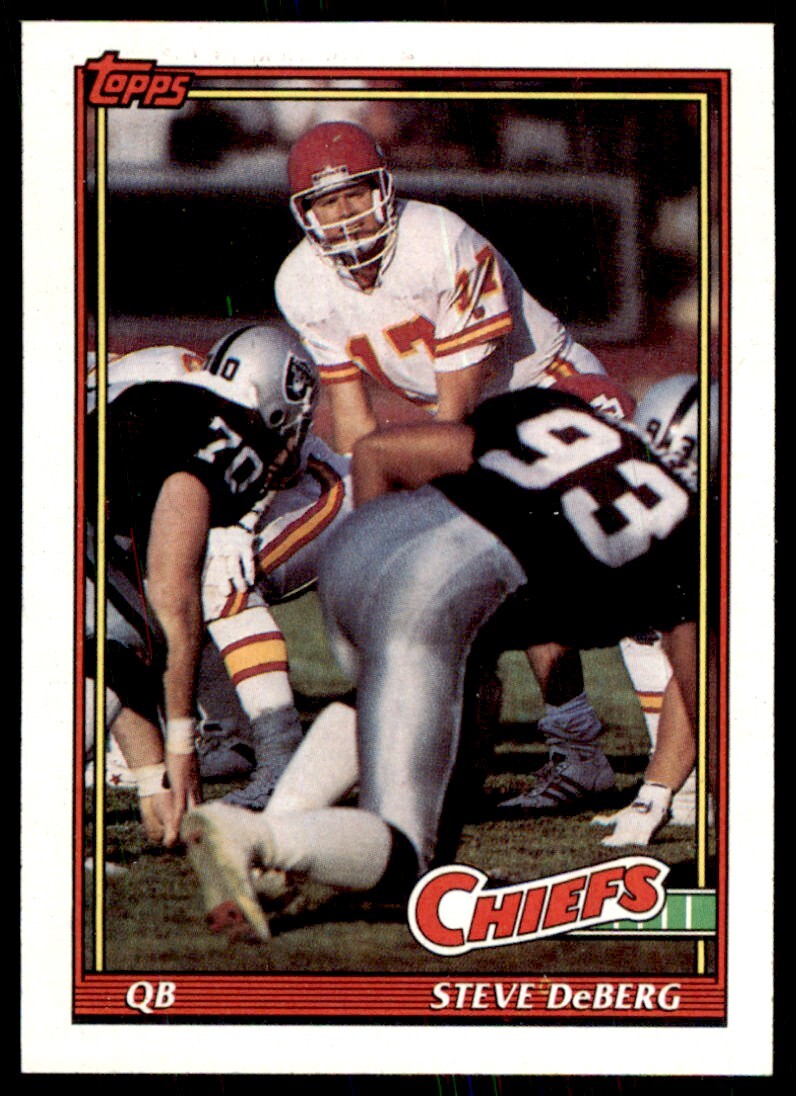 1991 Topps Steve DeBerg Kansas City Chiefs #137 | eBay