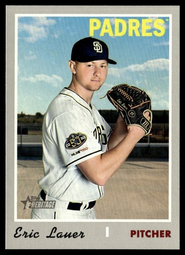2019 Topps Heritage Eric Lauer San Diego Padres #626 | eBay