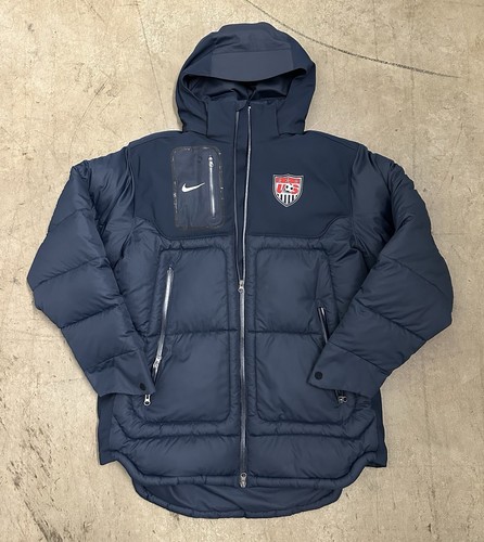 Nike Team USA Soccer Olympics Parka Stadium Jacket Puffer Mens Sz M ...