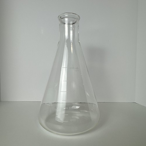 CORNING PYREX 2000mL Glass Graduated Heavy Duty Rim Erlenmeyer Flask ...
