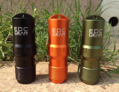 Waterproof EDC Capsule Pill Box Survival Match Case Hiking Storage ...