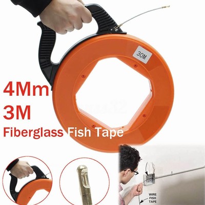 Orange Spring Head Glass Fiber Cable Puller 30m Optical Fiber Cable ...