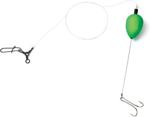 Sea Striker SSDMR-G Deluxe Finger Mullet Rig, Removable 2/0 Double ...