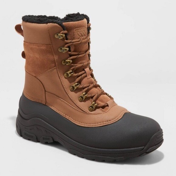 All in Motion Men's Jordan Waterproof Winter Boots Brown or Black ...