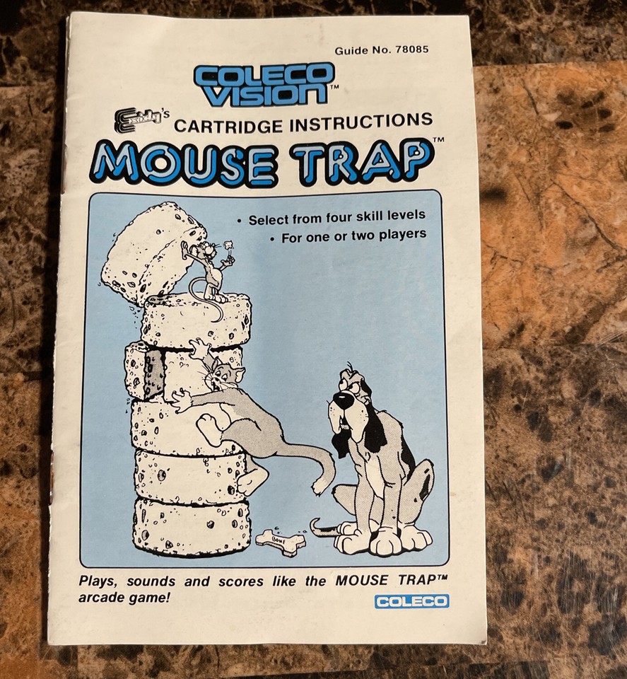 ColecoVision Console w/two Controllers, Power Supply, 8 Games and ...