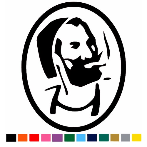 ZIG ZAG MAN Smoke Cigarette Rolling Vinyl Decal Car Bumper Window Wall ...