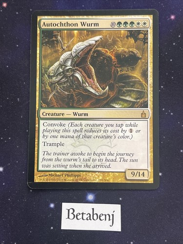 MTG Autochthon Wurm - Ravnica: City of Guilds | eBay
