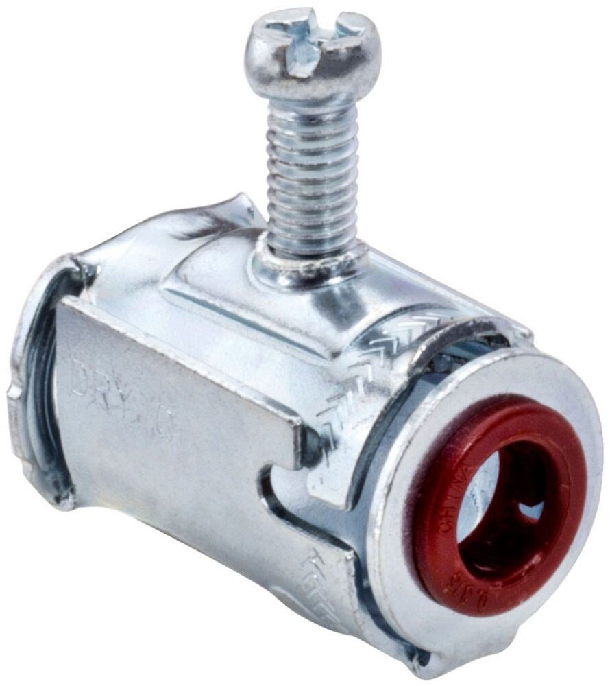 Southwire AMC12, 1/2" KO, Steel, Single, Insulated, A/MC/Flex Connector ...