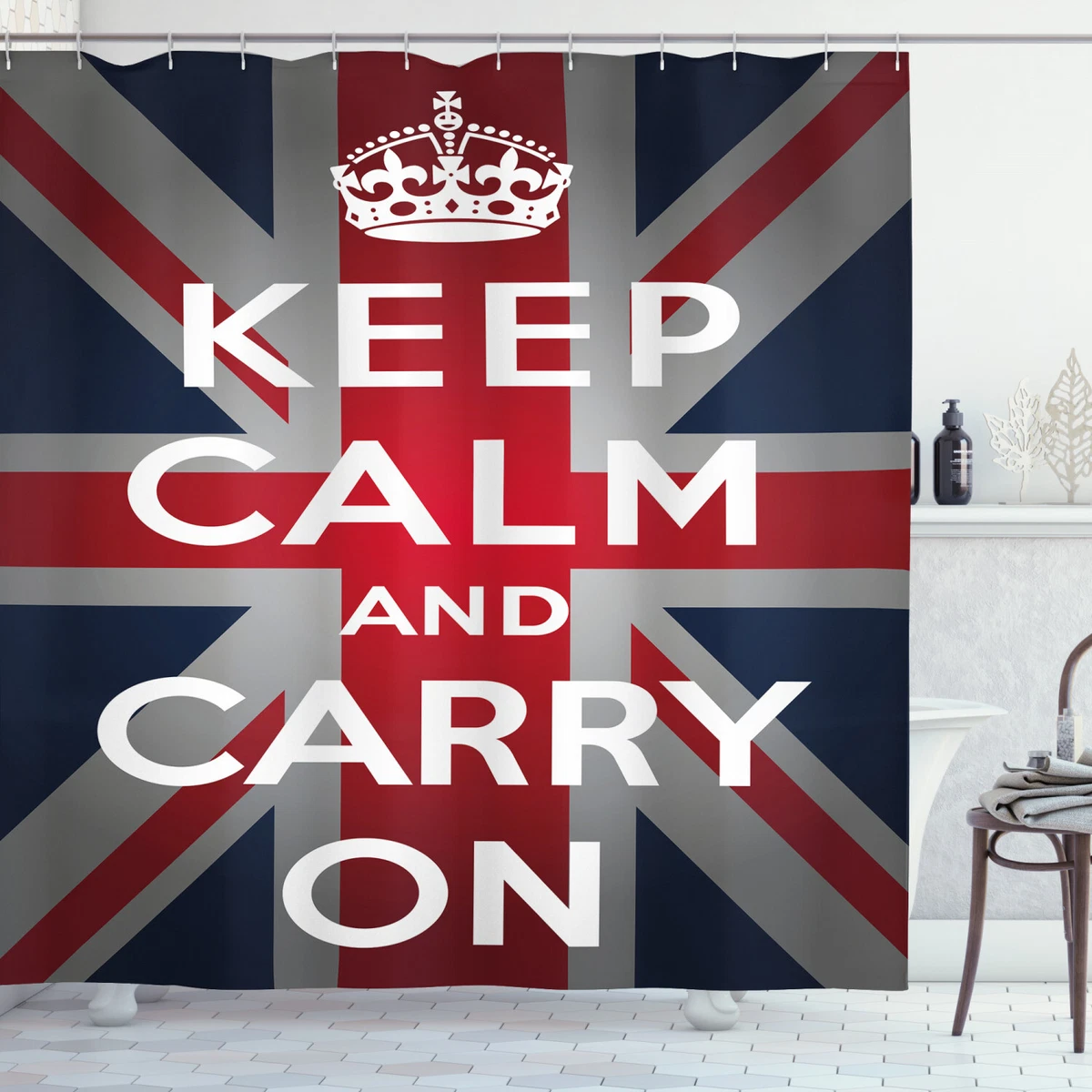 Keep Calm And Carry On British Flag Wallpaper