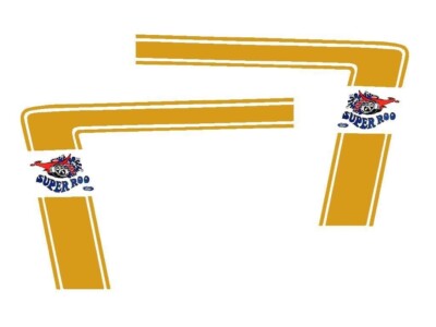 Ford Falcon XW Falcon GT Sedan Decal Stripe Kit - Gold | eBay Australia