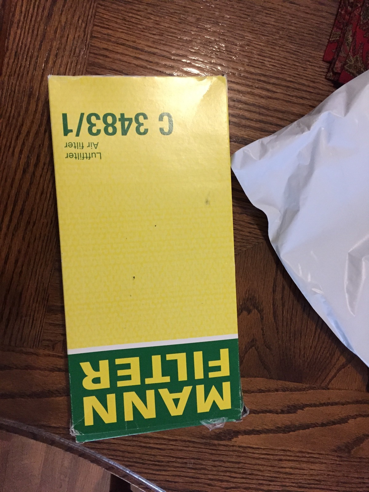 MANN C1213 - Air filter cross reference