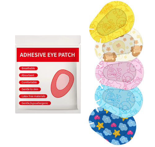 20x Kids Eye Patches Cartoon Adhesive Breathable Amblyopia Bandage ...