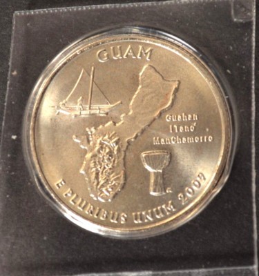 2009 P Guam - US Territories Satin Quarter VERY LOW MINTAGE | eBay