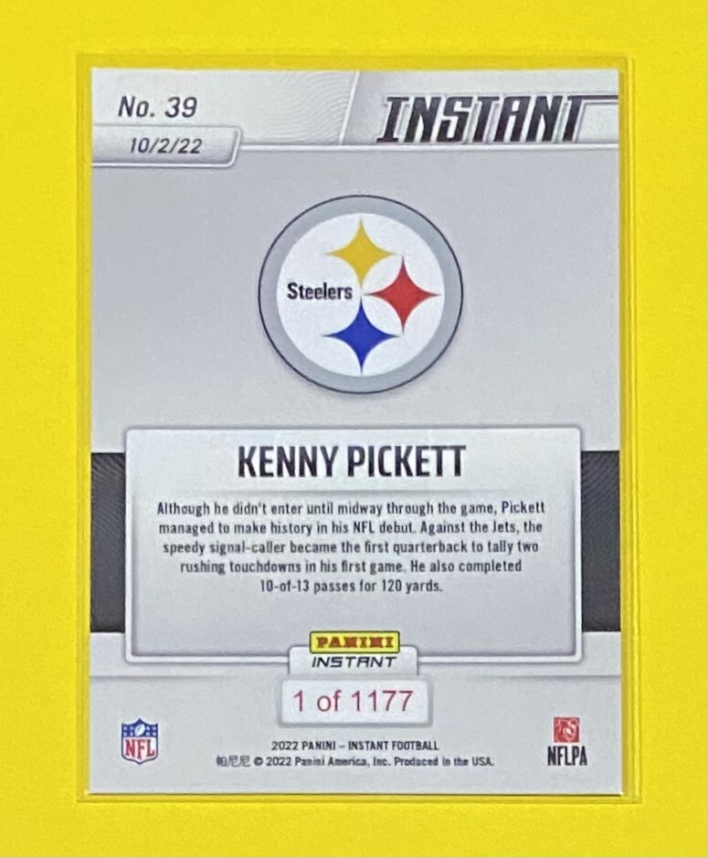2022 Panini Instant Football - NFL BASE / ROOKIE CARD SP - Pick A Card ...