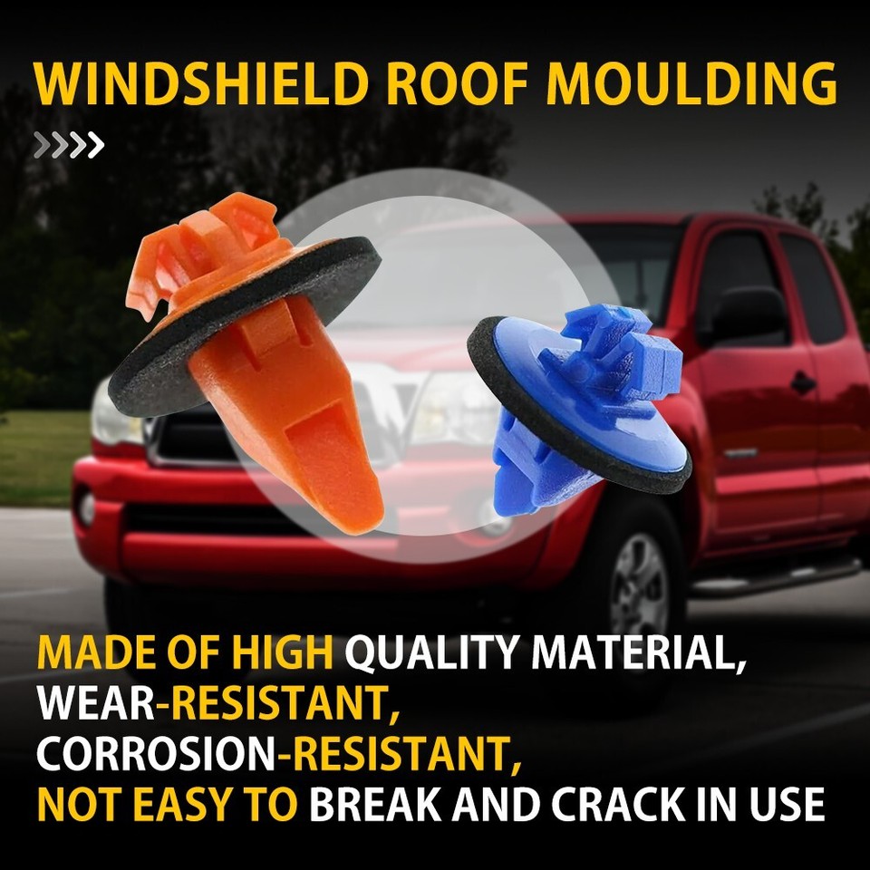 New 100Pcs Fender Flare Retainer Clips 75395-35070 For Toyota Tacoma ...