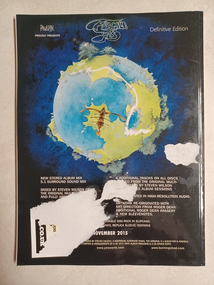 Prog Rock Magazine - Issue 60 October 2015 Peter Gabriel | eBay