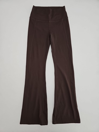 Fabletics Oasis High-Waisted Kick Flare Pants in Cacao Size Small Short ...