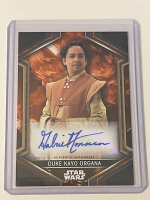 CB1 Star Wars Obi-Wan Kenobi Gabe Fonseca Duke Kayo Organa Orange Auto ...