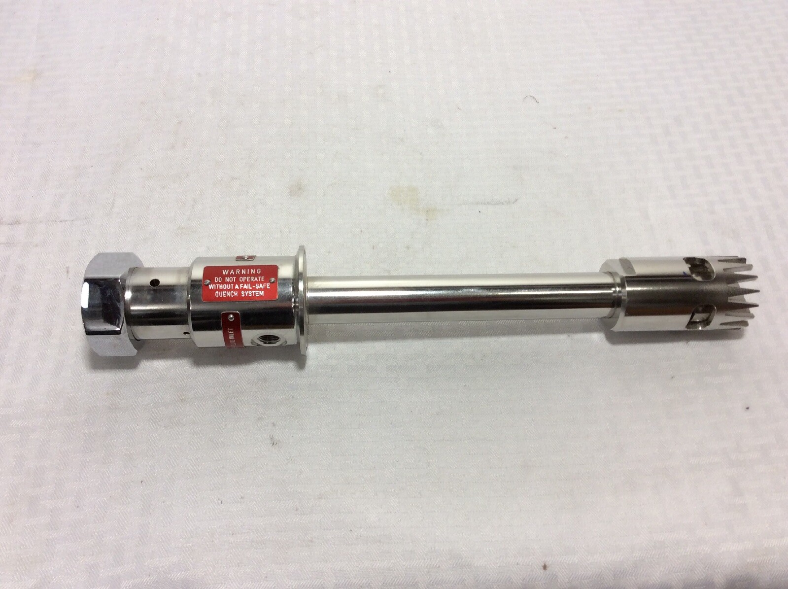 NEW KINEAATICA METSO 258012 STAINLESS STEEL FLOW AGITATOR FOR QUENCH ...