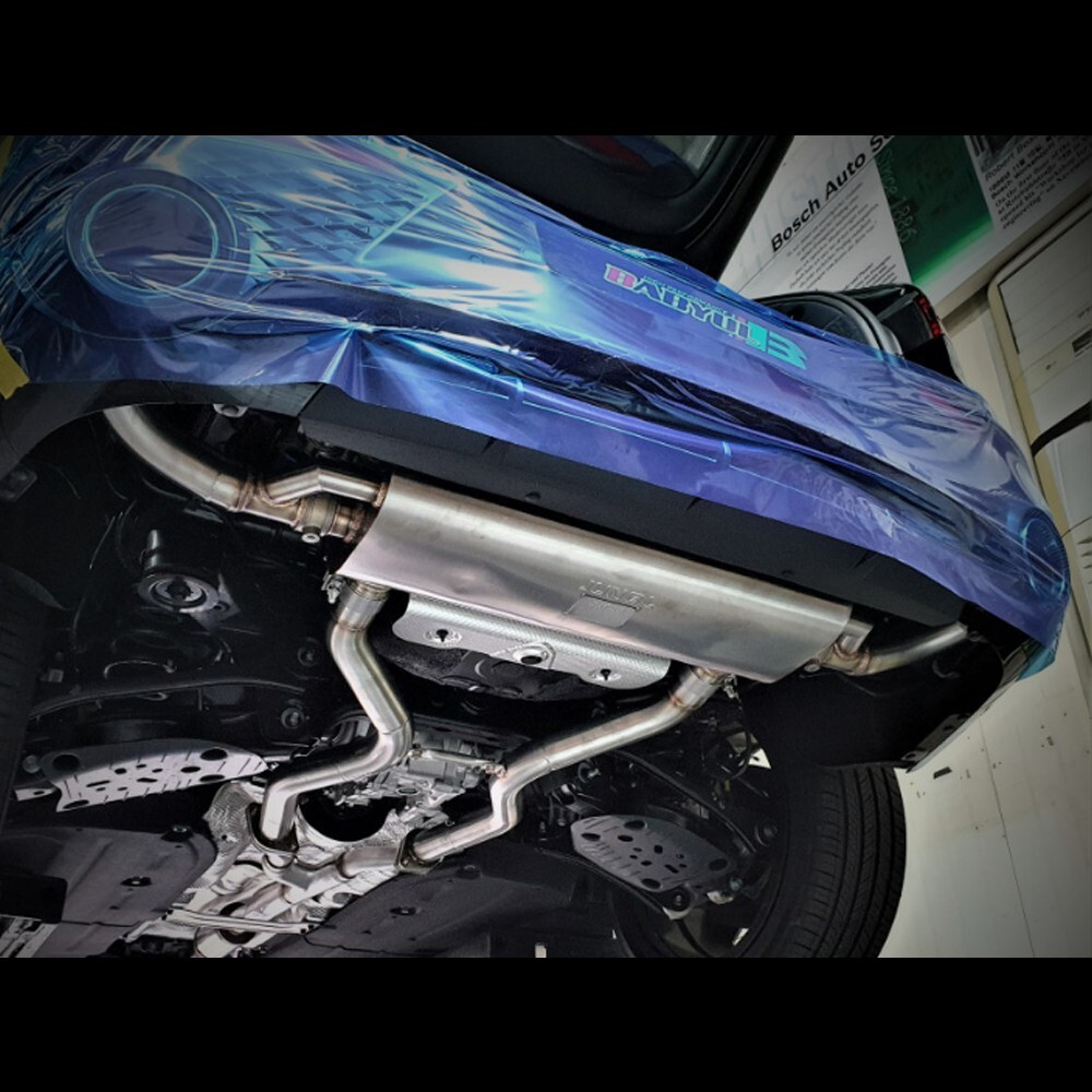 Twin Muffler Exhaust E.V.C 2.5T, 3.5T MODEL FOR HYUNDAI GENESIS GV70 ...