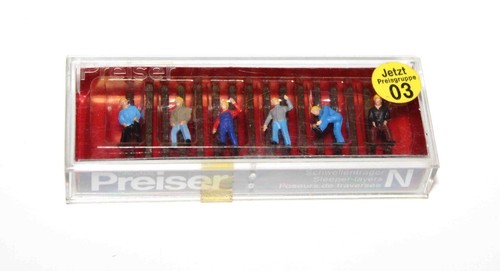 Preiser N Scale 79034 Railroad Personnel -- Track Gang w/Ties NEW | eBay