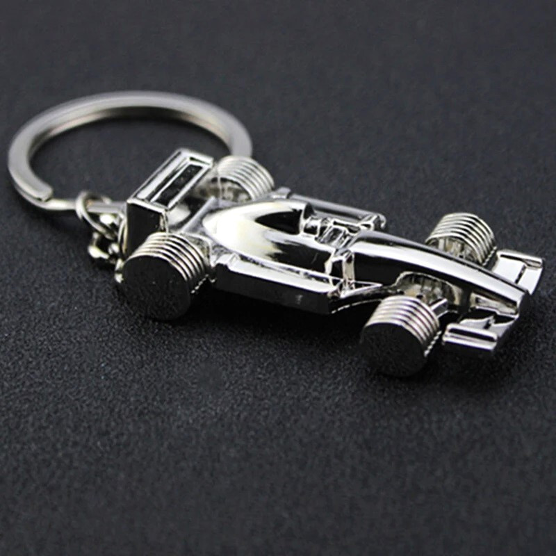 Formula 1 Race Car Keychain - Formula One Key Ring - F1 - Metal