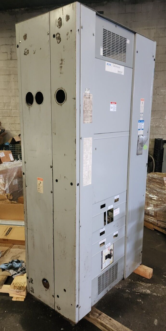 EATON POW-R-LINE C 800 AMP MAIN BREAKER SWITCHBOARD 480Y/277 VAC 3Ø 4W ...