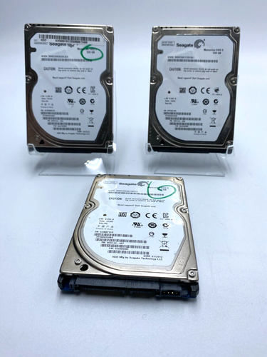 Lot of 3 Seagate Momentus 5400 500GB HDD ST9500325AS 2.5" SATA (C-7) | eBay