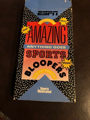 ESPN Amazing Sports Bloopers(Sports Illustrated,W/Roy Firestone)(VHS ...